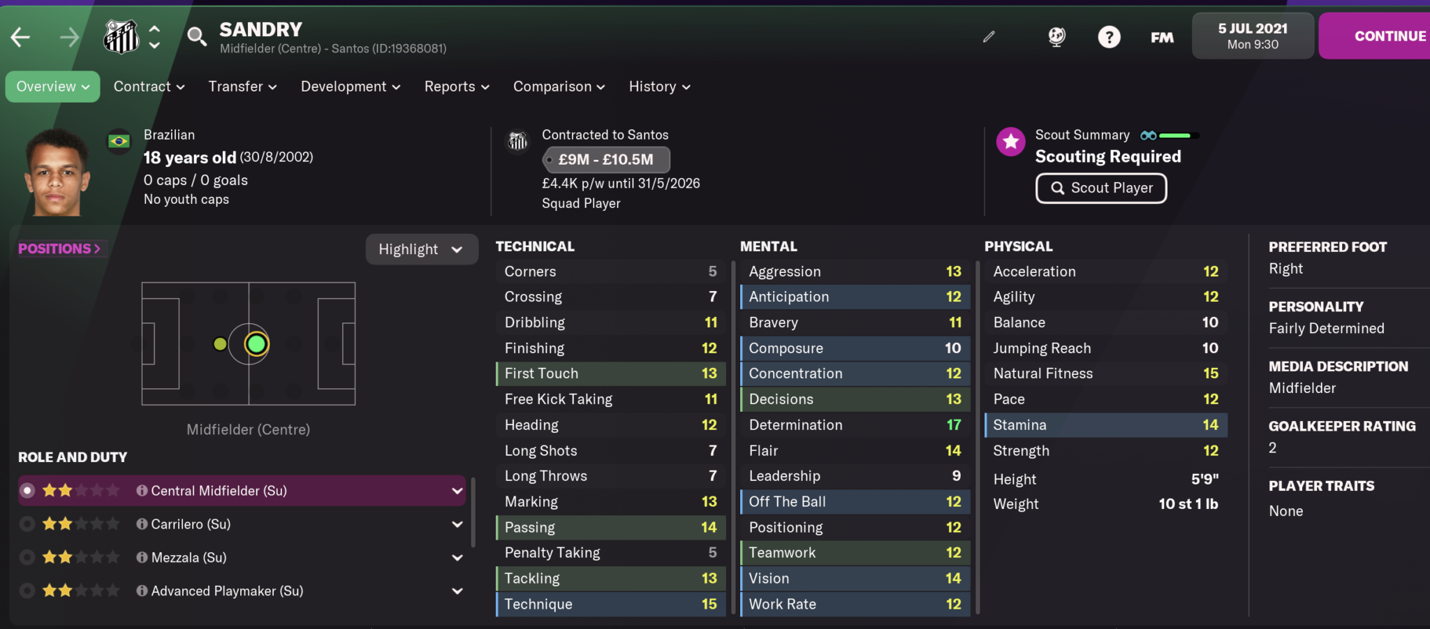 11 of the Best FM22 Brazilian Wonderkids • Football Manager Story