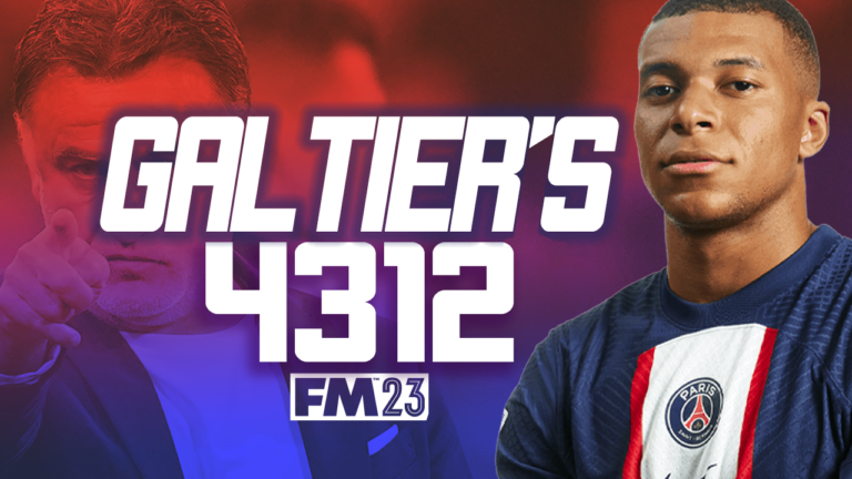 Galtier's Devastating 4-3-1-2 | Best FM23 Tactics • FMStory