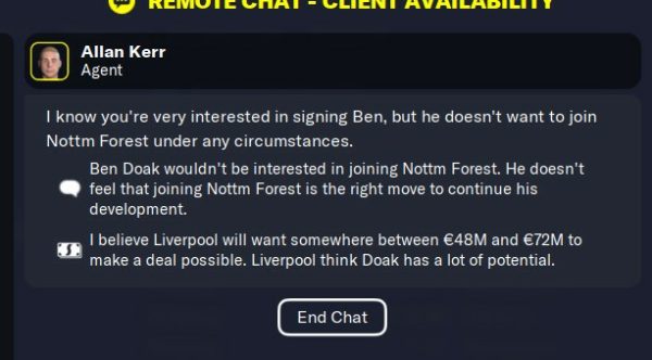 Ben Doak FM23 Wonderkid • Football Manager Story